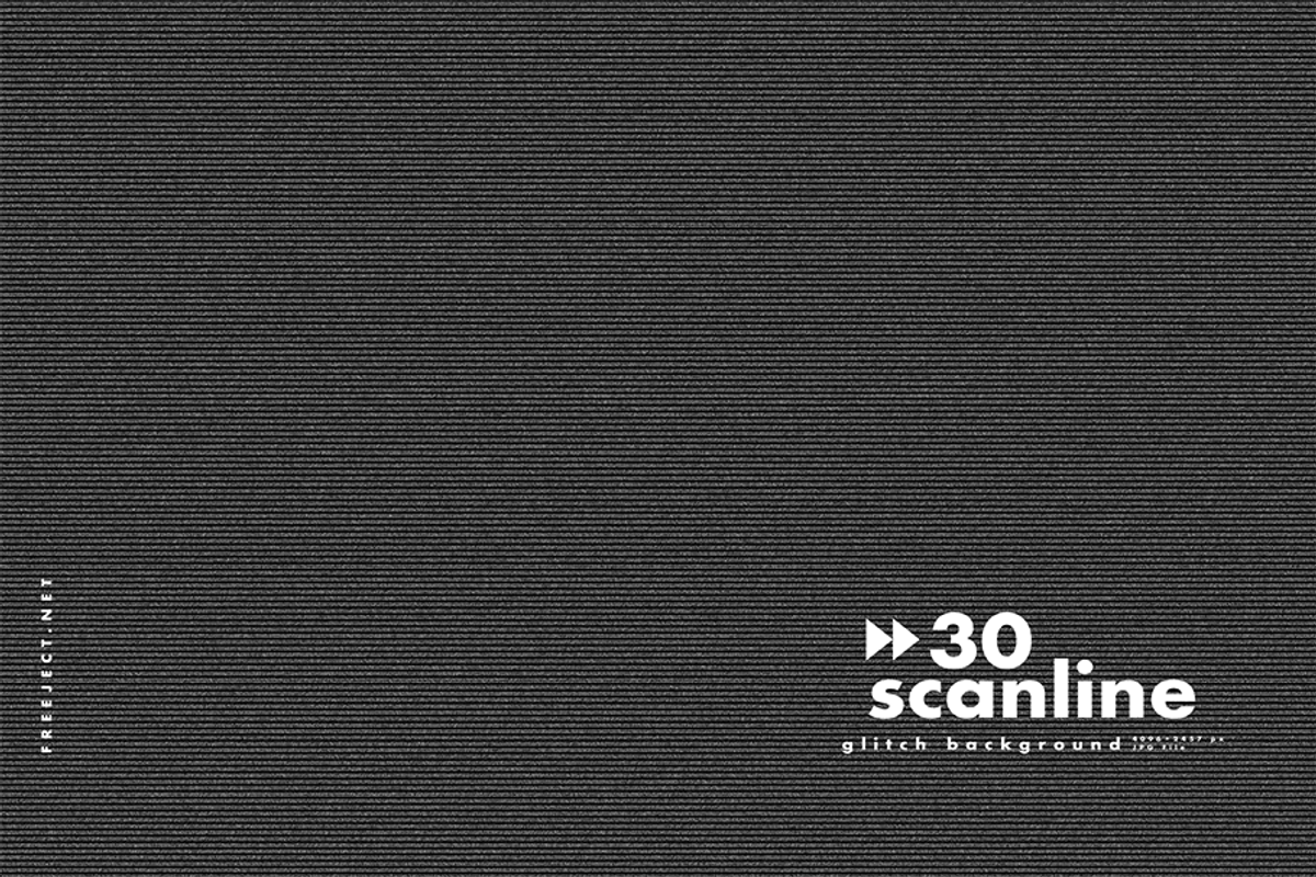 30 Scan lines Glitch Background, a Texture Graphic by freeject.net
