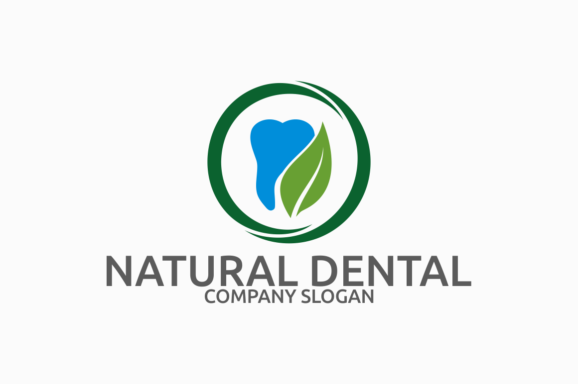 Natural Dental Logo, a Branding & Logo Template by Brandlogo