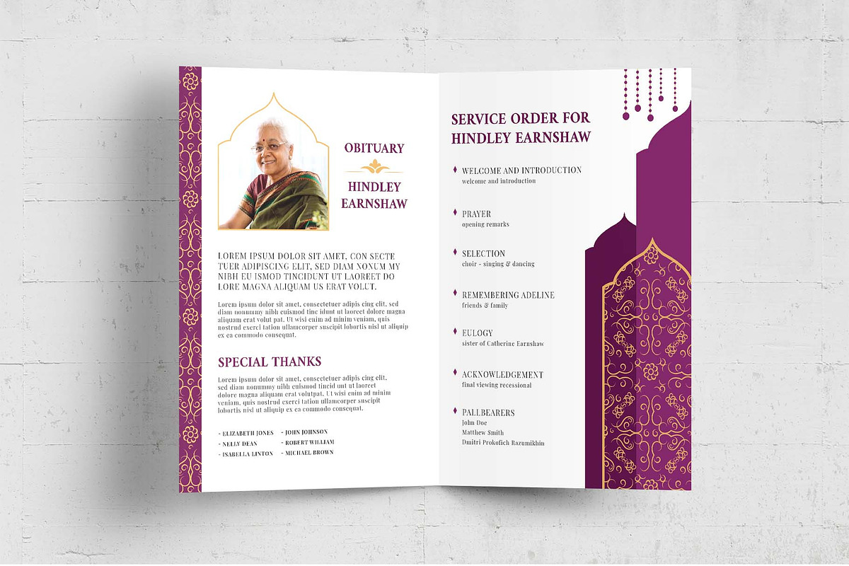 Hindu Funeral Template, a Flyer Template by BrandPacks