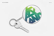 Round Key Chain Mockup Set, a Product Mockup by Creatsy