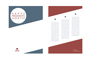 President's Day brochures, a Brochure Template by Palau