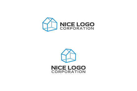 square meter logo, a Branding & Logo Template by Indigo Graphic Shop