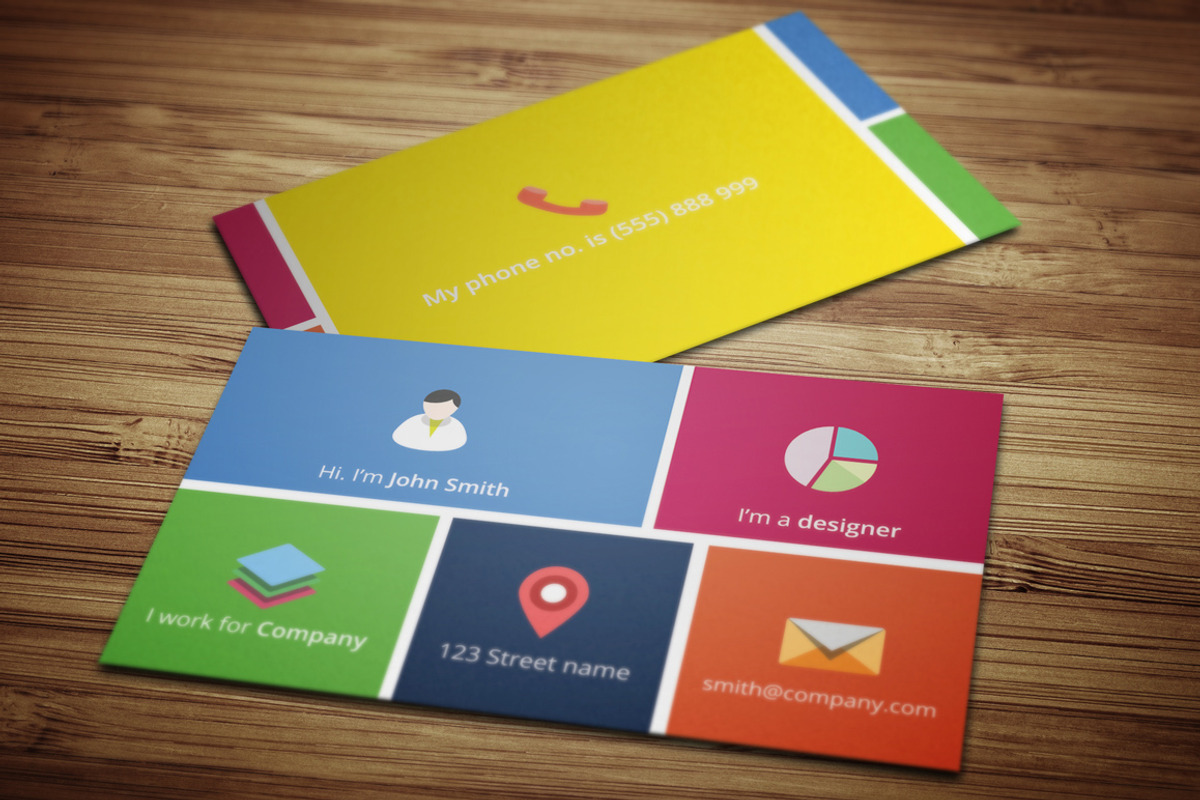 Metro Business Card, a Business Card Template by Crazyleaf