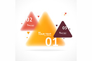 Vector blurred colorful text boxes, an Illustration by More Shop
