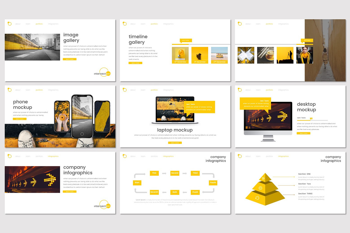 Intersection - Powerpoint Template, a Presentation Template by inspirasign