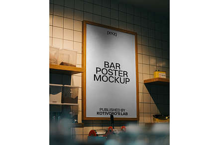 Restaurant Menu Mockup | Poster Templates ~ Creative Market
