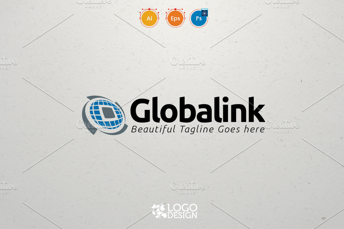 Global Link, a Branding & Logo Template by KitCreativeStudio2