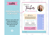 Meet the Teacher Template - Canva