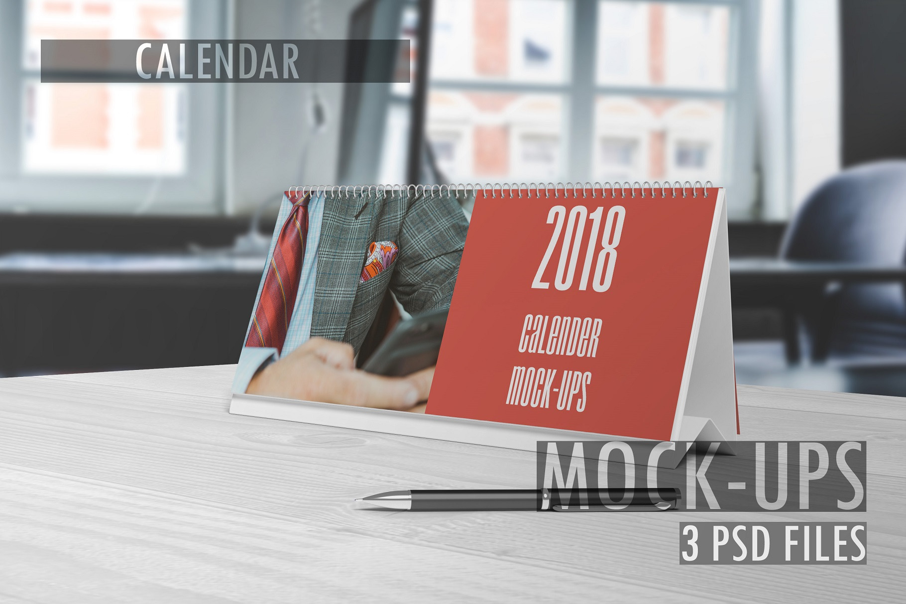 Calendar Mockups, a Mockup by graphiccrew