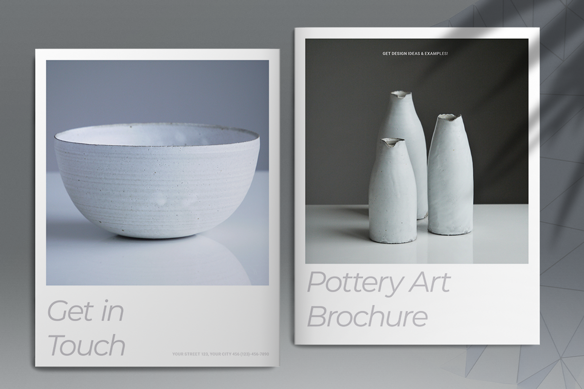 Pottery Art Brochure Template, a Brochure Template by Boris Cupac