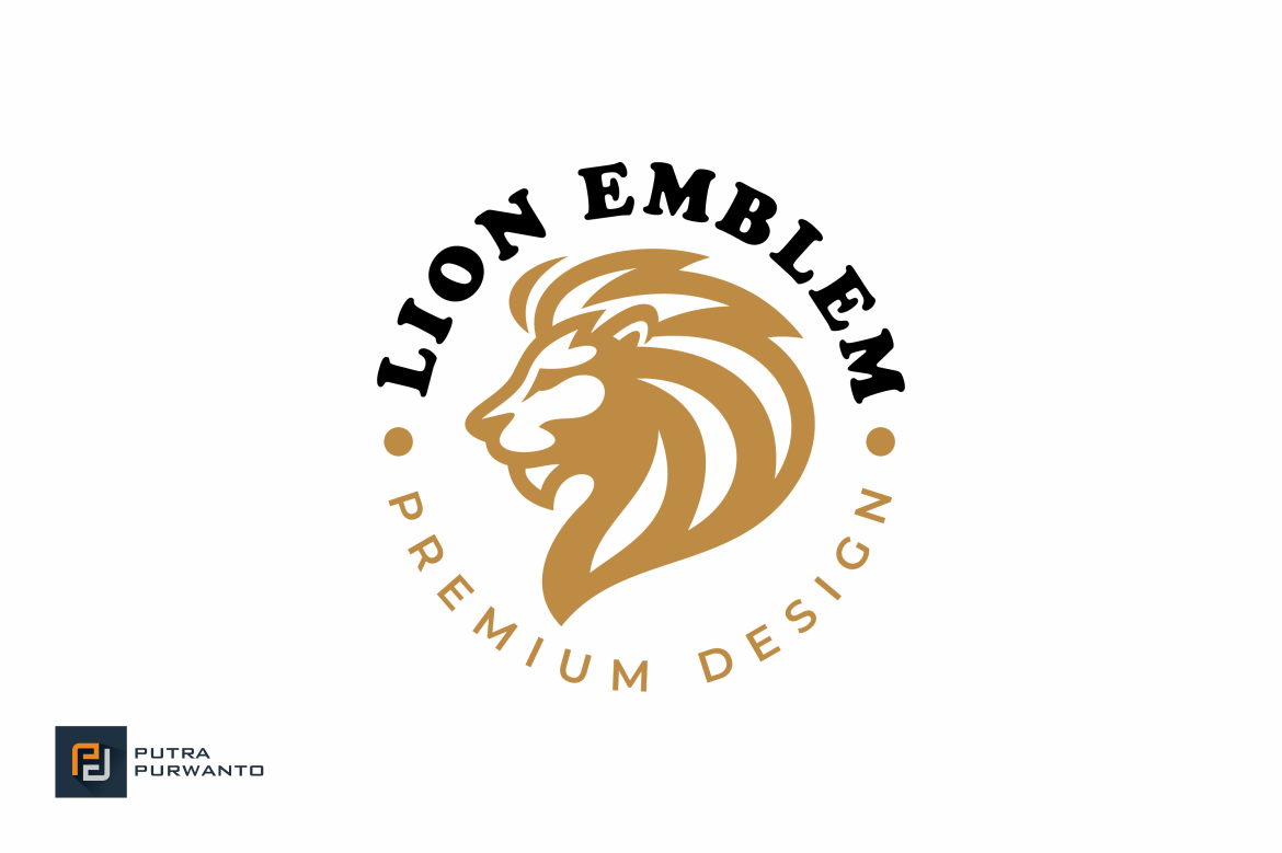 Lion Head Mane Emblem Logo, a Branding & Logo Template by putra_purwanto