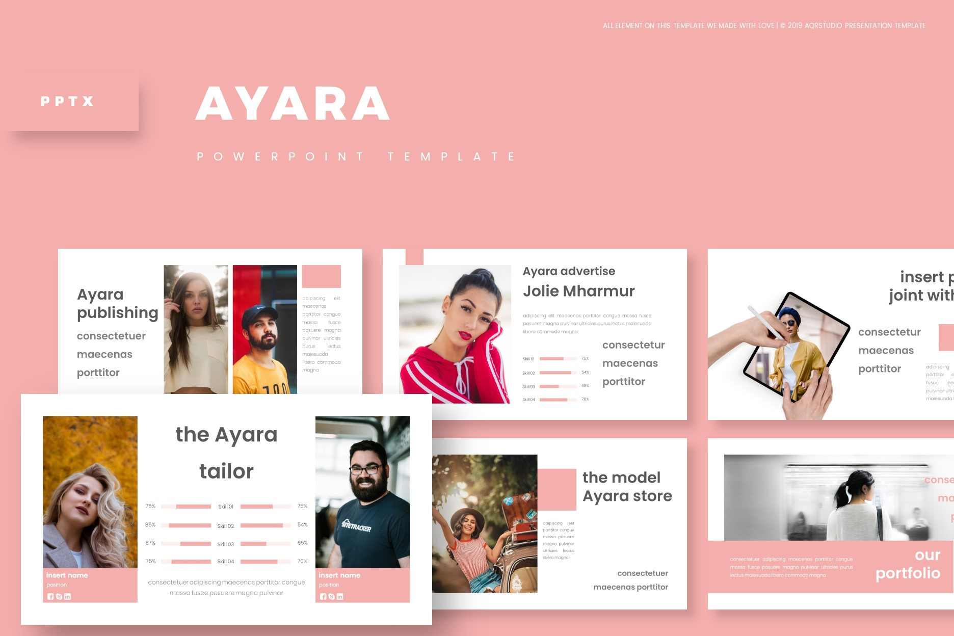 Ayara - Powerpoint Template, a Presentation Template by AQR Studio