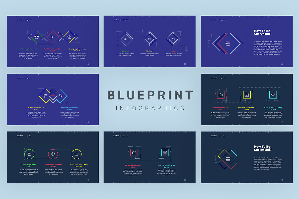 BLUEPRINT Template, a Presentation Template by ArtZuu