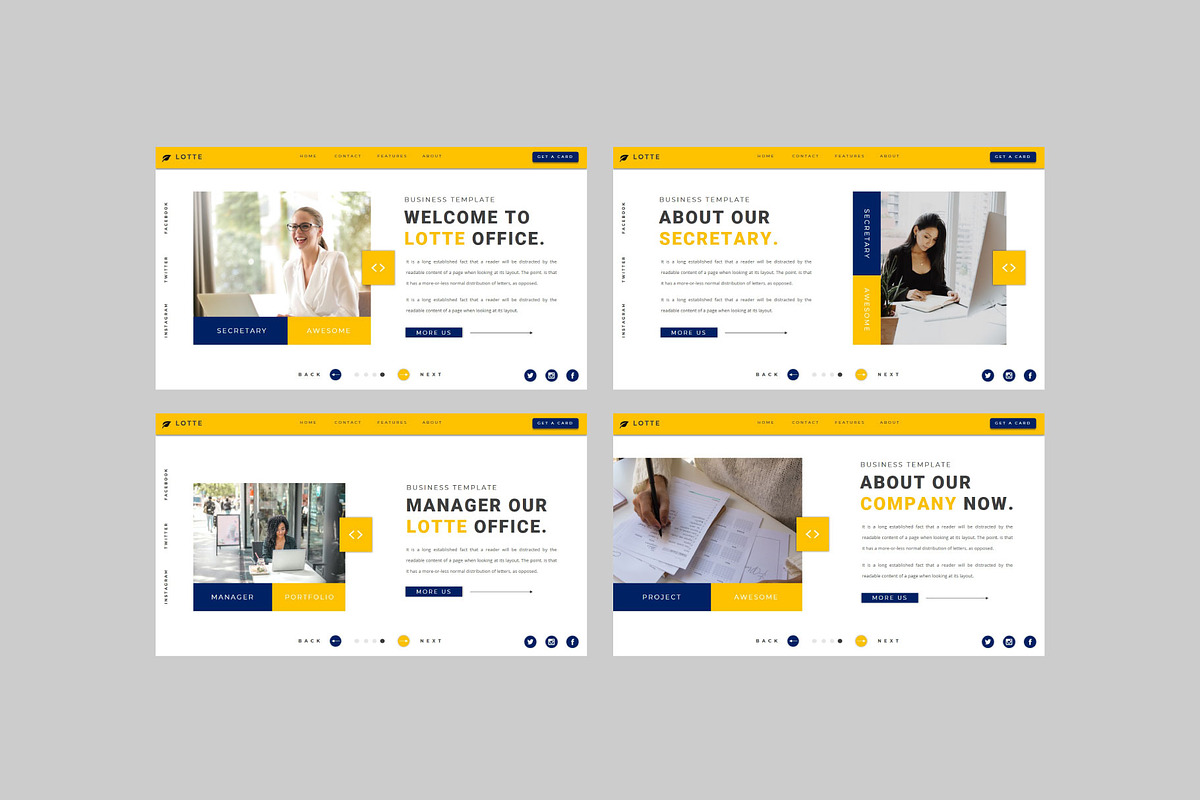 LOTTE Powerpoint Template, a Presentation Template by Yo Slide