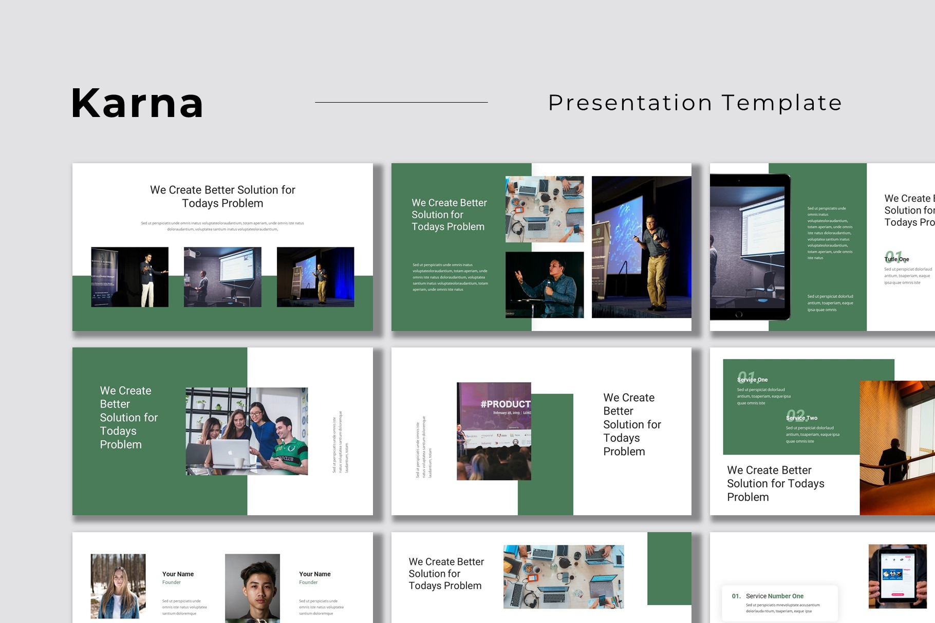 Karna - Powerpoint Template, a Presentation Template by Tumbuh Kerja