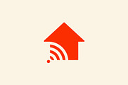home internet logo design vector wifi | Creative Market