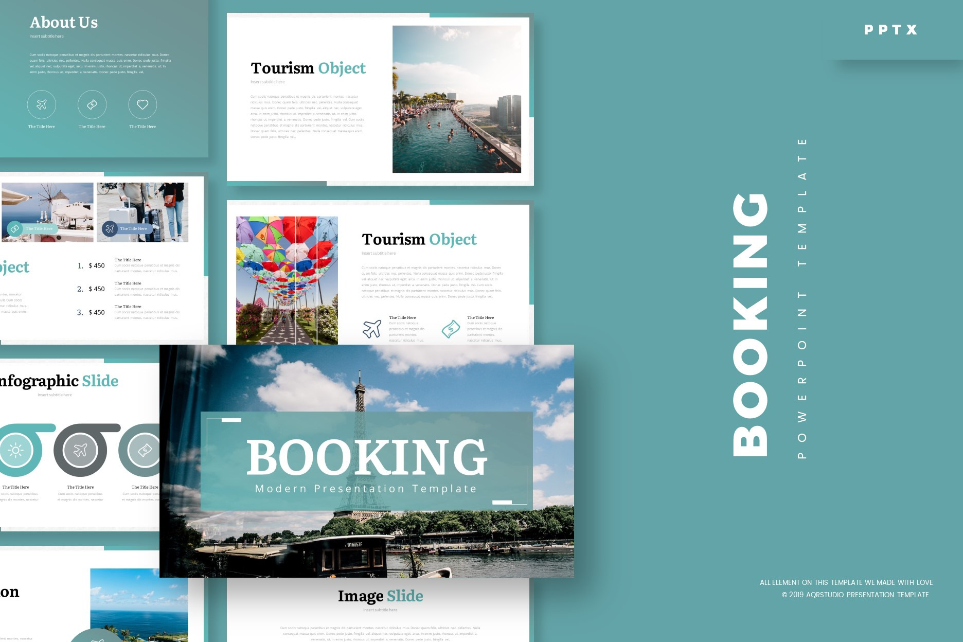 Booking - Powerpoint Template, a Presentation Template by AQR Studio