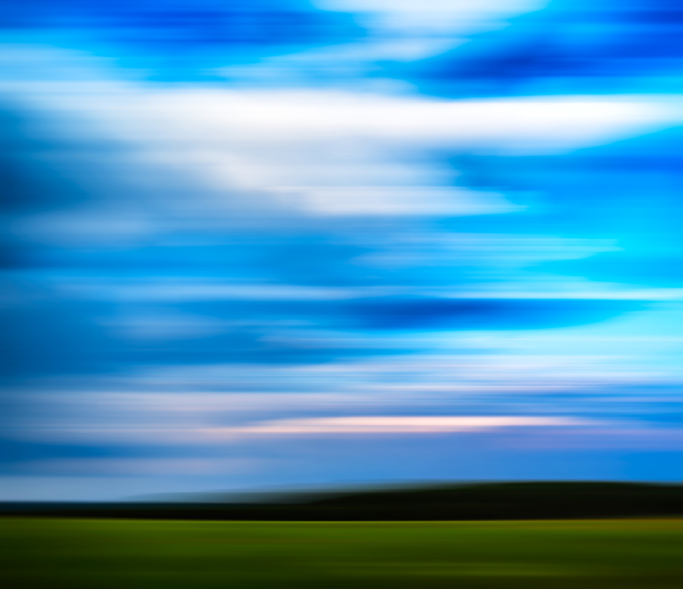 Horizontal vivid motion blur abstract landscape background, an Abstract ...
