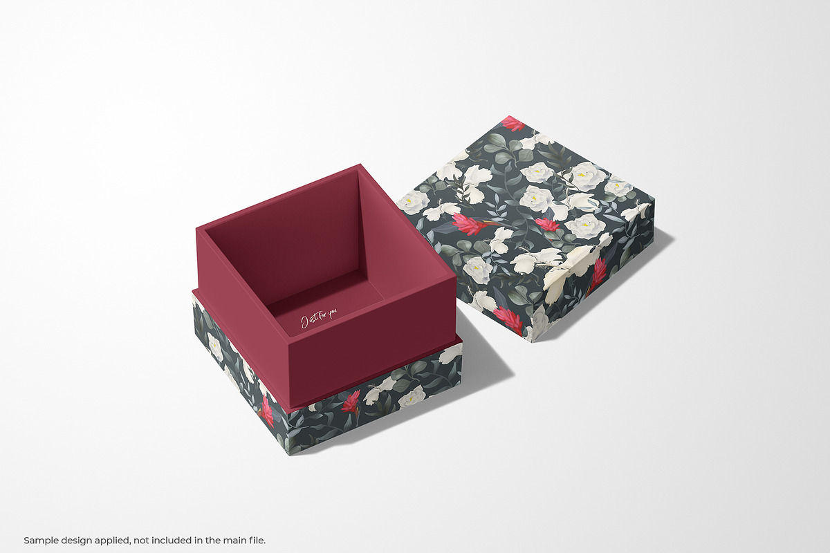 Square Shoulder Neck Box Mockup, a Packaging Mockup by Sheikhadesign