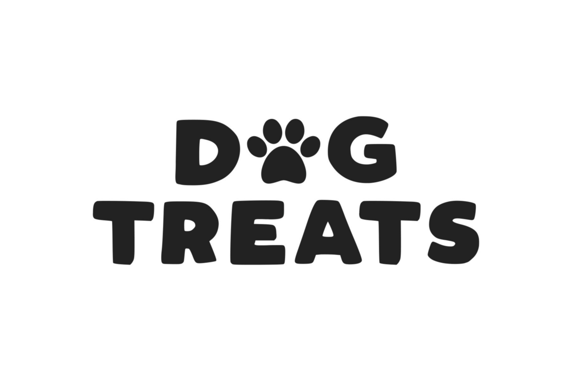 Dog Treats Sign Vector Illustration, an Illustration by LineByLine