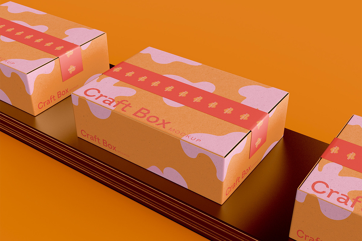 3d Boxes Mockup, a Packaging Mockup by The Rose Project