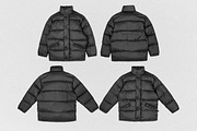 Realistic Puffer Jacket Mockup 2, an Apparel Mockup by Uncentrifuged ...