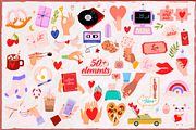 Animated Love Story, a Food Illustration by Mio Buono