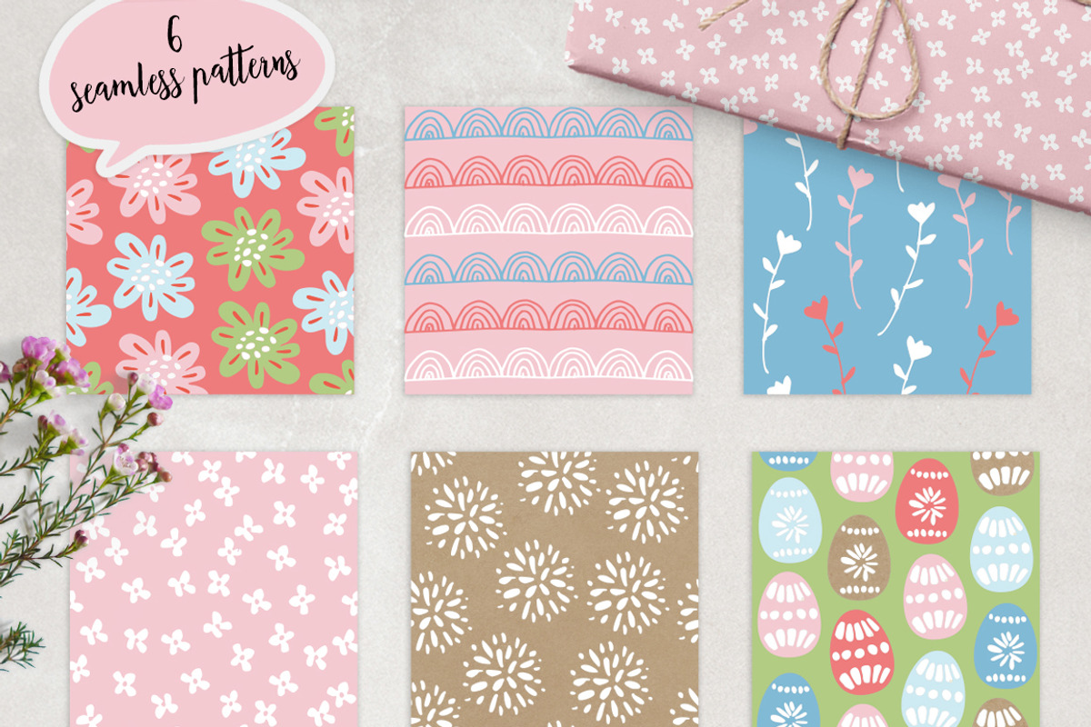 Easter & Springtime set, an Animal Illustration by Tabita's shop
