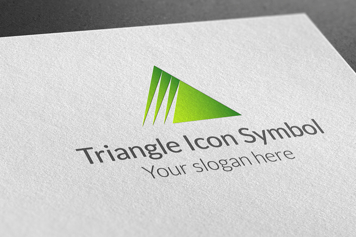 Triangle Icon Symbol Logo, a Branding & Logo Template by BdThemes