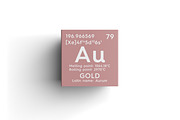 Gold aurum containing gold, aurum, and transition metals, a School ...