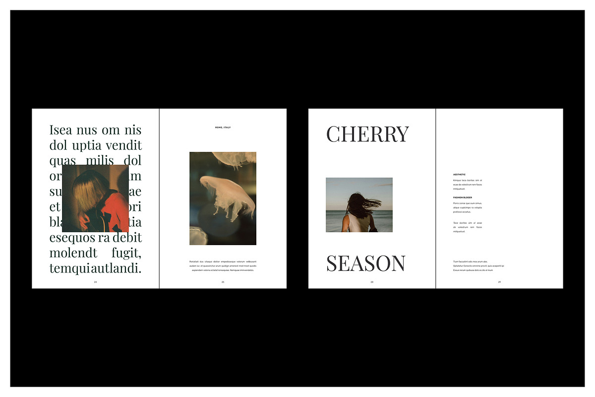 ROME Editorial Lookbook, a Magazine Template by Arif Tri Ananta