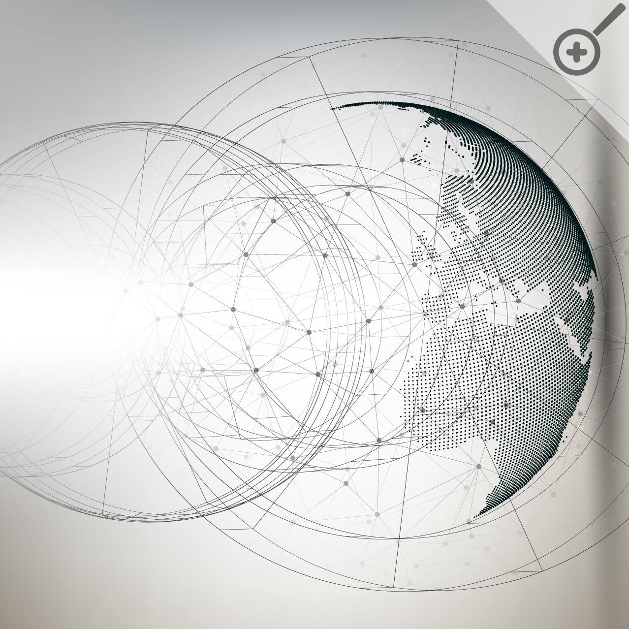 Bundle of 15Abstract 3D world globes, a Technology Illustration by ...