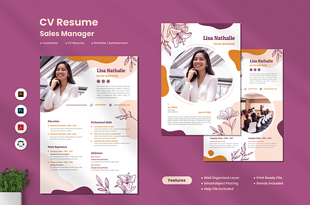 Creative Director CV Resume, a Resume Template by Rahardi Creative