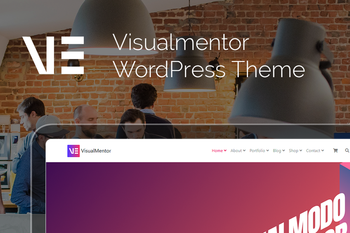 VisualMentor Elementor WordPress Theme