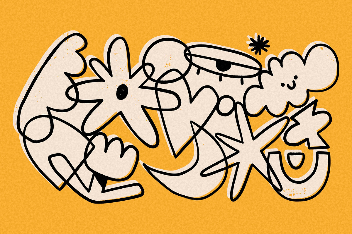 Oodles of doodles, a Pattern Graphic by Twisted Tail