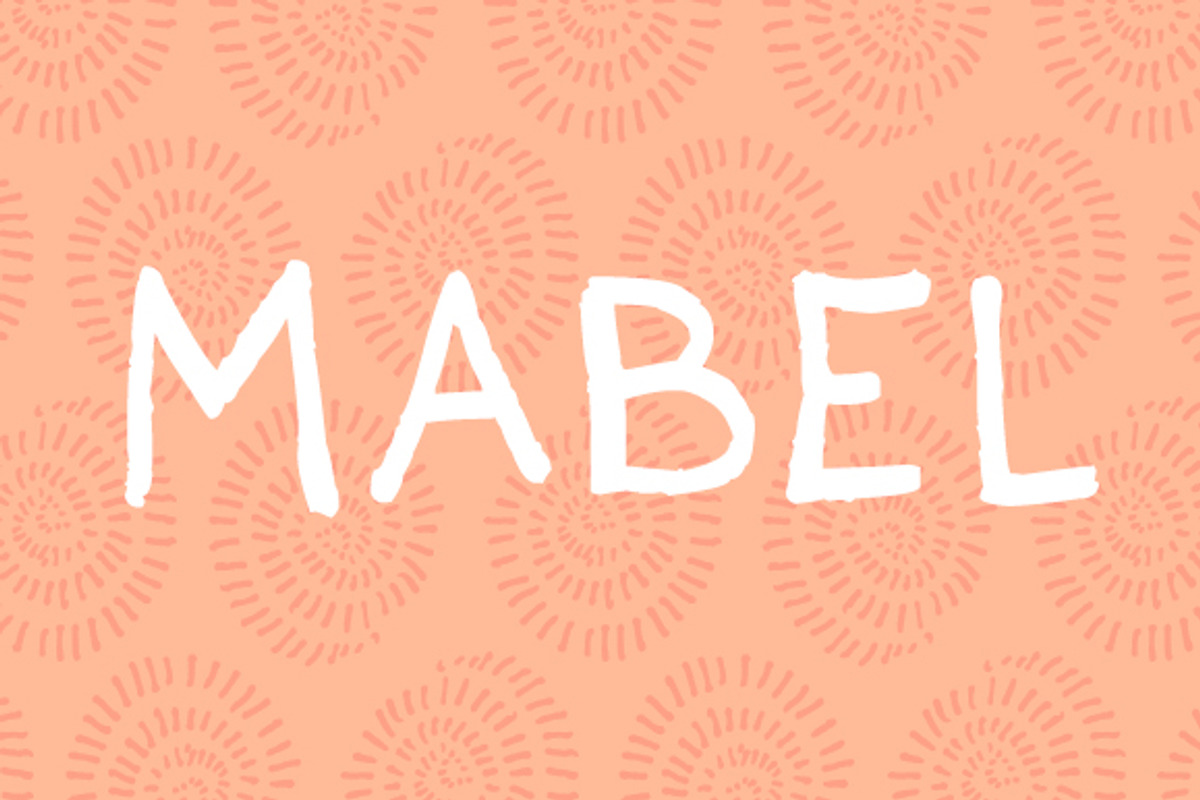 Mabel, a Sans Serif Font by MoLa