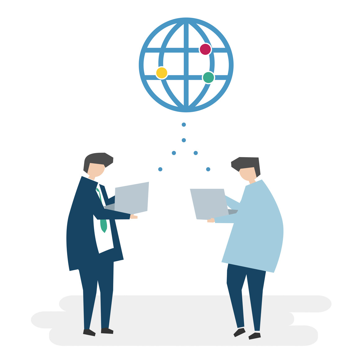 Illustration of network avatar, a Person Illustration by rawpixel