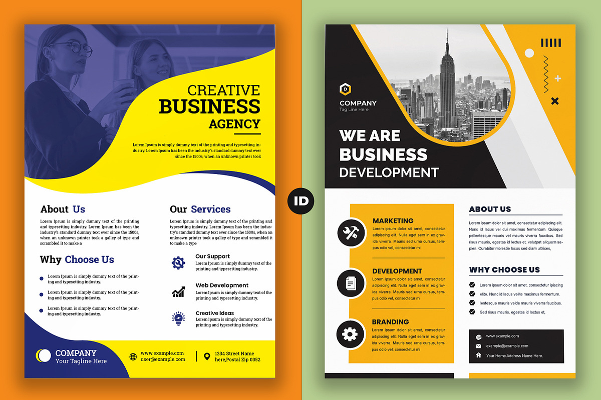 Flyer Template Mega Bundle Design