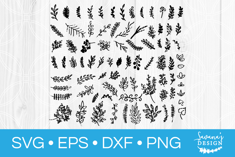 Branches SVG Cut File, an Illustration by SavanasDesign