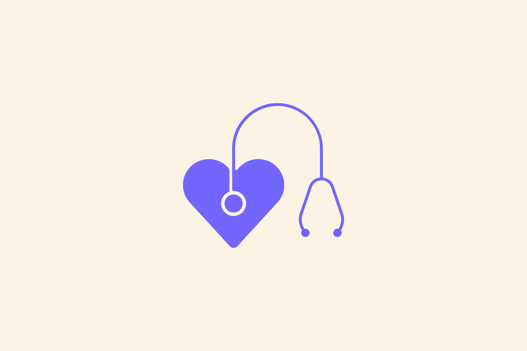 Medical love logo design vector | Creative Market