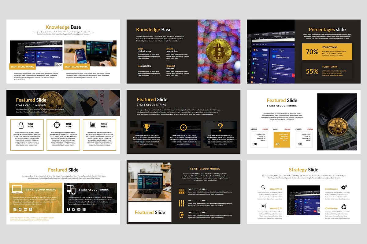 Crypteria - PowerPoint Template, a Presentation Template by StringLabs