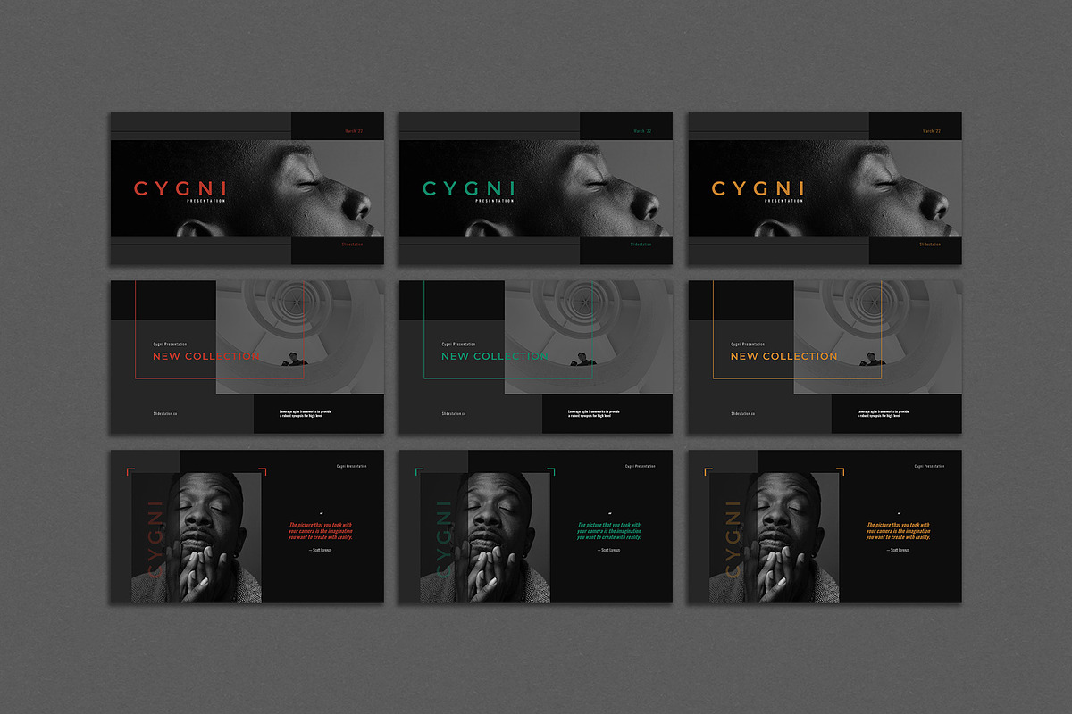Cygni PowerPoint Presentation, a Presentation Template by SlideStation