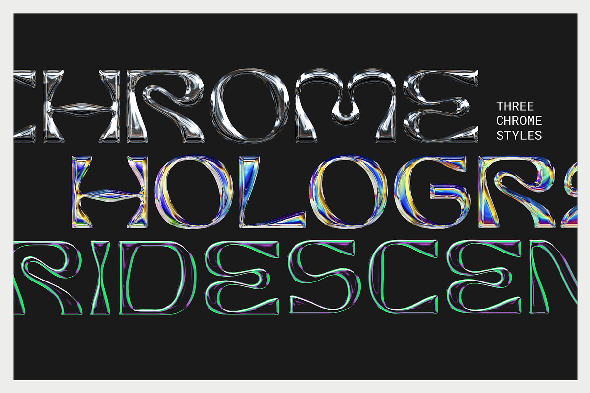 Chrome Effects Collection for Photoshop