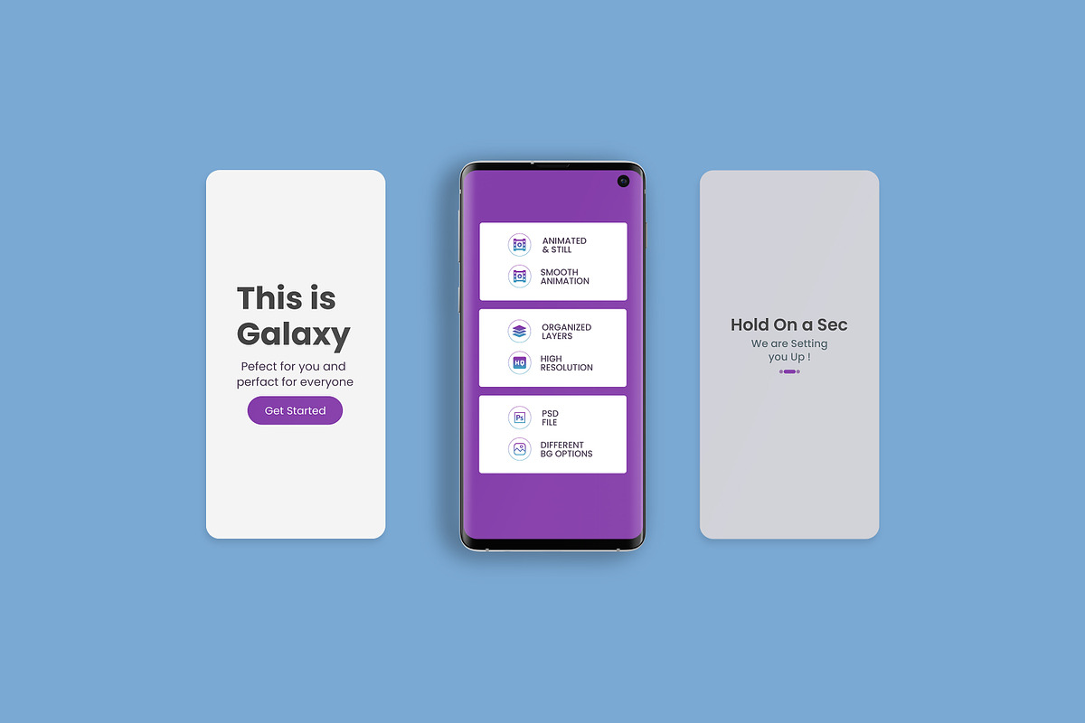 Animated Phone App Screen Mockup, a Device Mockup by Modern Studio