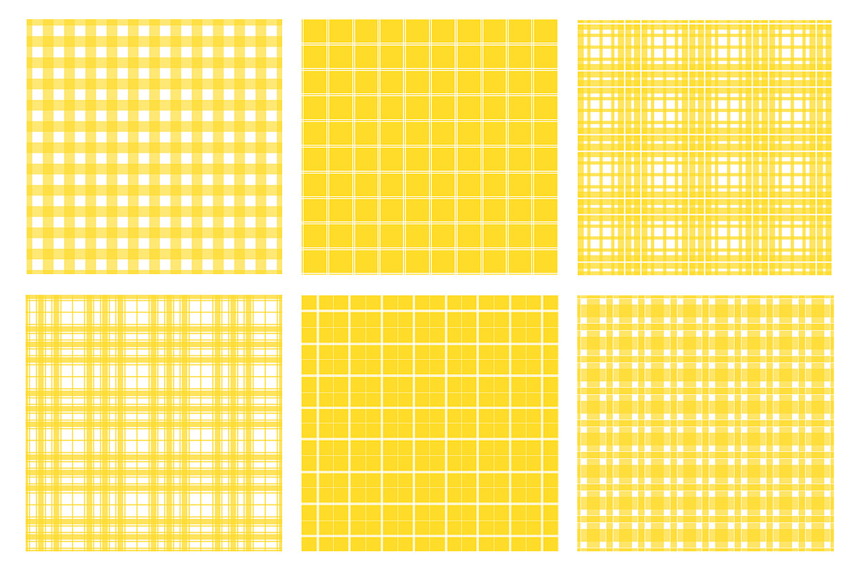 Yellow Buffalo plaid pattern, a Pattern Graphic by IrinaShishkova