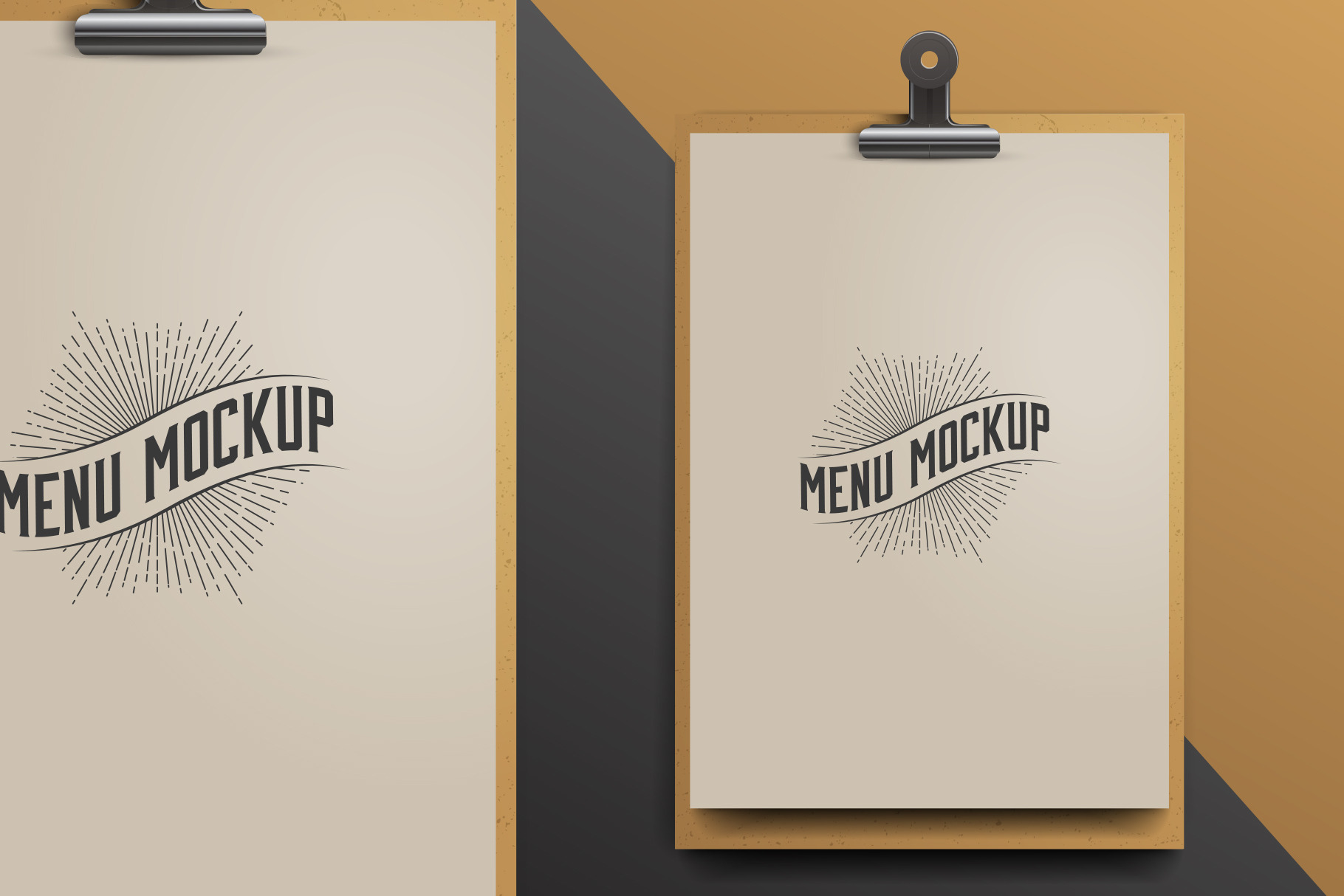 Menu Template. Mock Up. | Work Illustrations ~ Creative Market