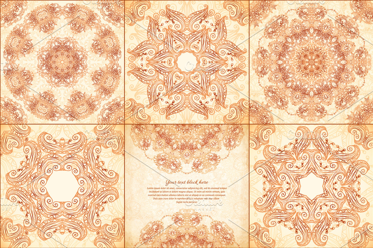 25 wonderful vintage vector patterns, a Pattern Graphic by Art of Sun
