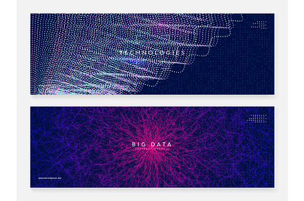 Big data background. Digital, a Technology Illustration by Yummy art