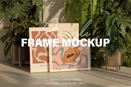 JUST FRAMES | Frame mockup set, a Household Mockup by yuliyuri.studio