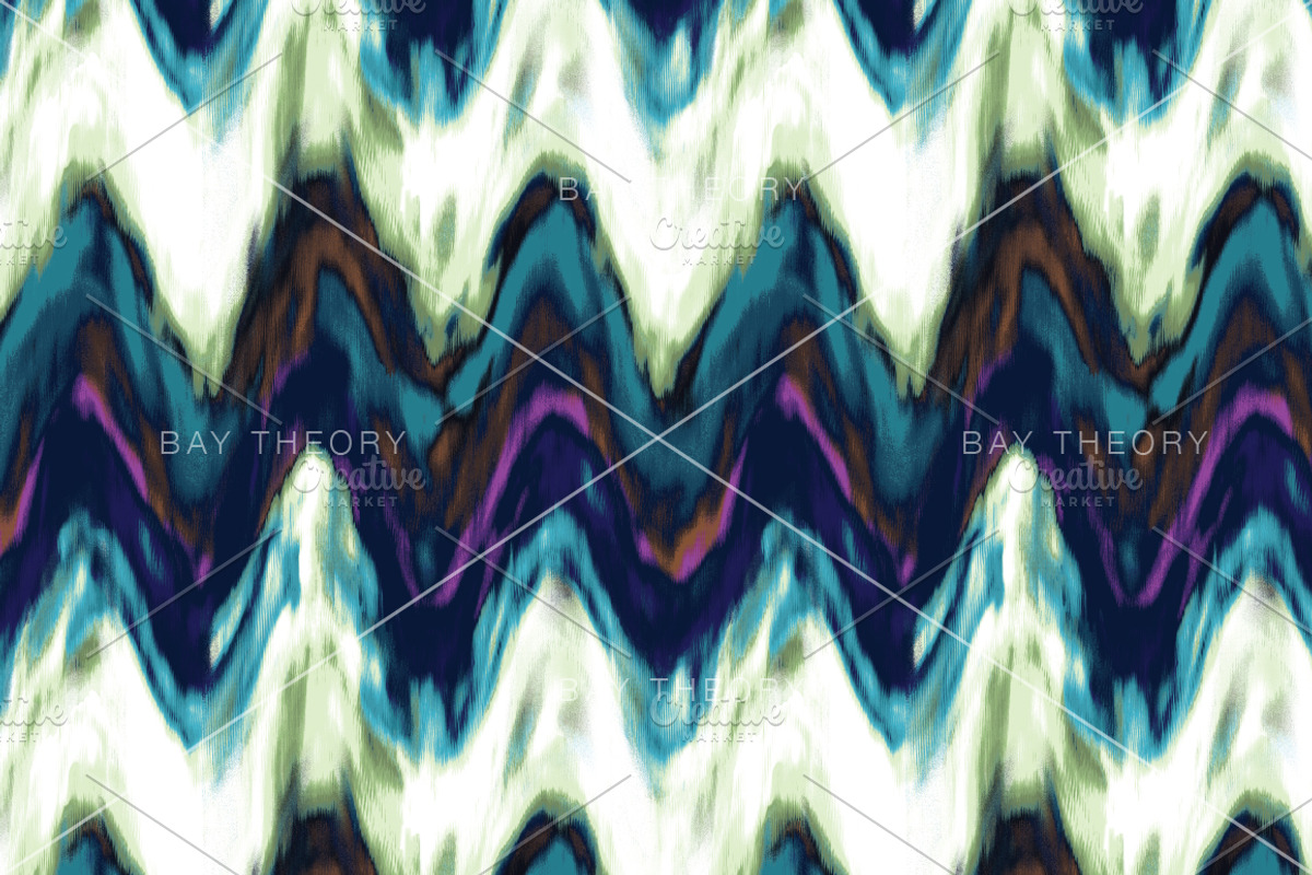 Seamless Brush Wave Pattern, a Pattern Graphic by BayTheory
